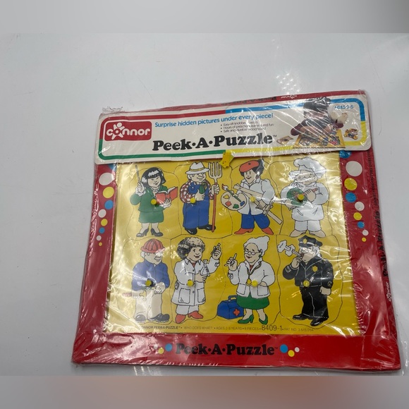 Toys | Rare Vintage Connor Peekapuzzle | Poshmark